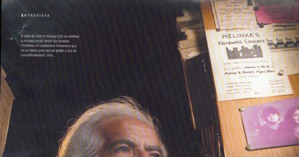 Gabriel Salazar Vergara (1936 - ) - Memoria Chilena, Biblioteca ...