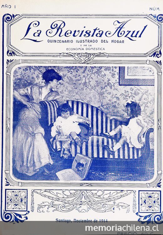 La Revista azul, tomo 1, 1914-1915 - Memoria Chilena, Biblioteca ...