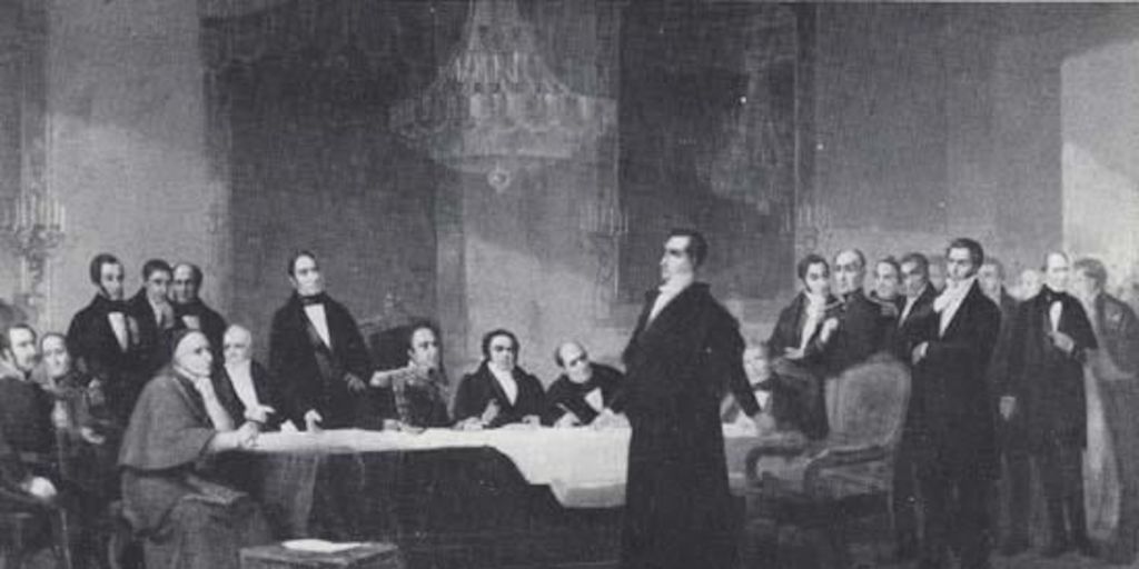 Diego Portales Expone Ante Los Notables La Situación De Chile Ante La