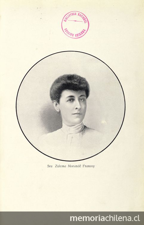 Retrato de Zulema Morandé Franzoy - Memoria Chilena, Biblioteca ...