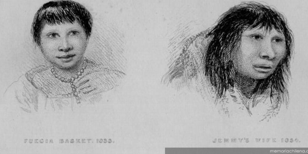 Fuegia Basket. Jemmy`s wife - Memoria Chilena, Biblioteca Nacional de Chile