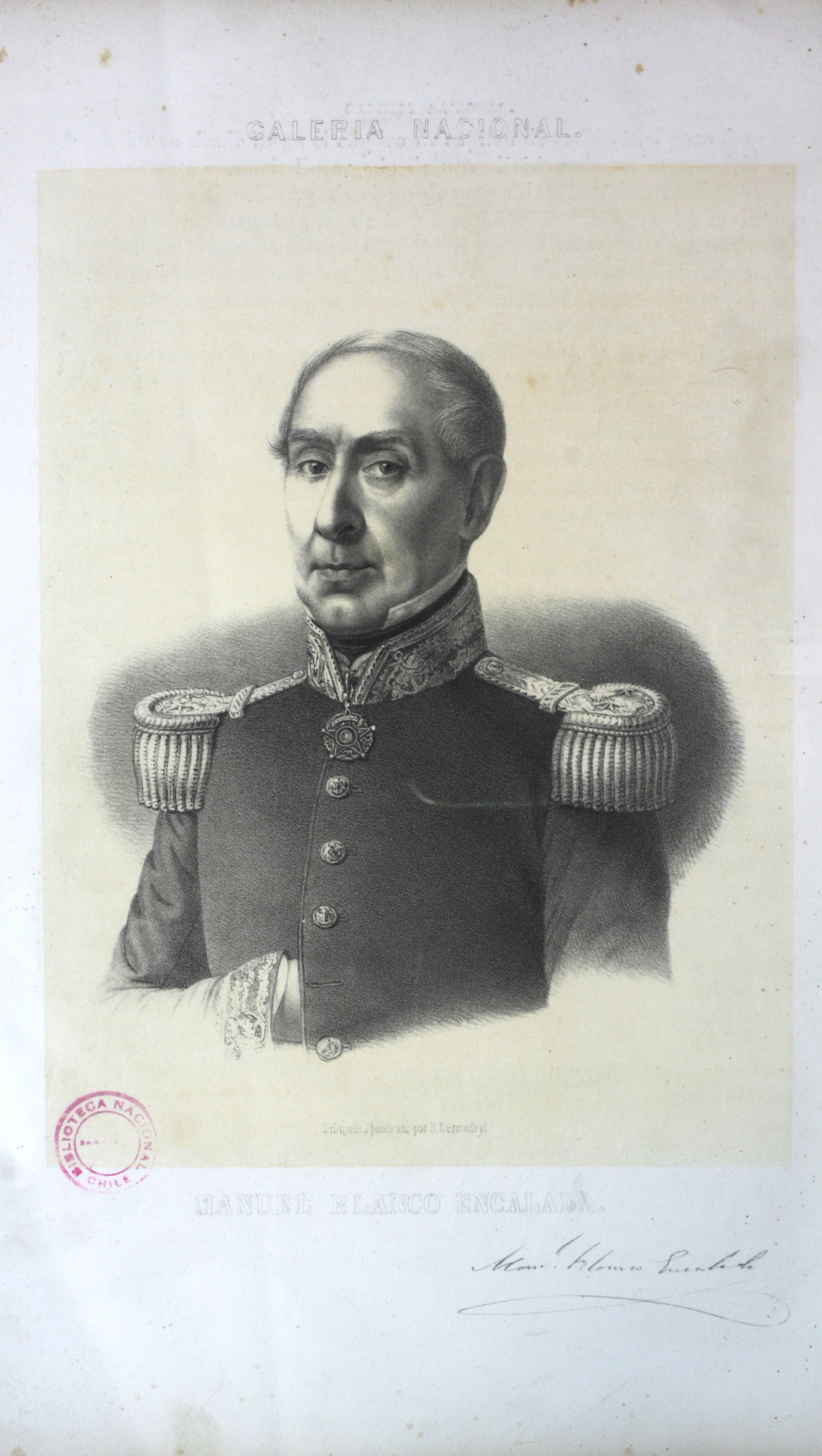 Manuel Blanco Encalada (1790-1876) - Memoria Chilena, Biblioteca ...